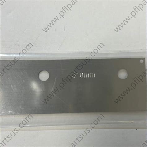 Dek Metal Squeegee Blade 510mm 133588 Pair Pfiparts