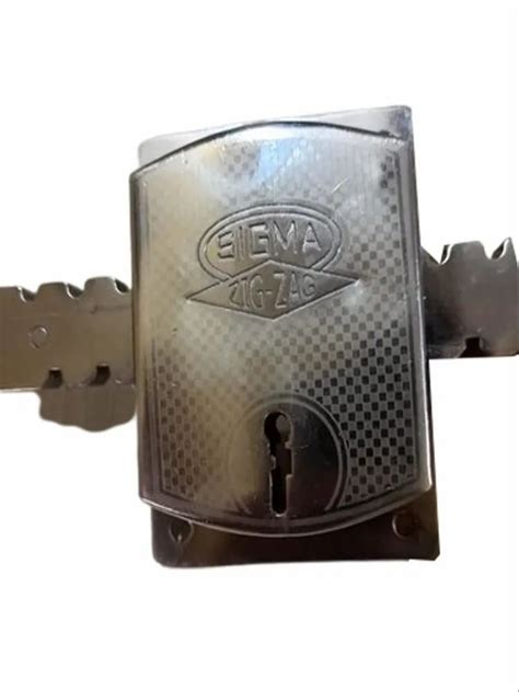Stainelss Steel Ss Zig Zag Pad Lock For Security Finish Type Chrome