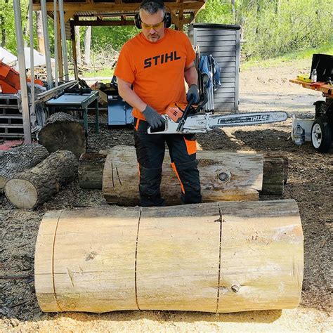 Splitting Firewood And Firewood Being Split Wood Firewood Out In