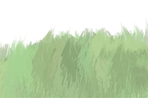 Premium Vector Green Grass In Watercolor Style And Texture