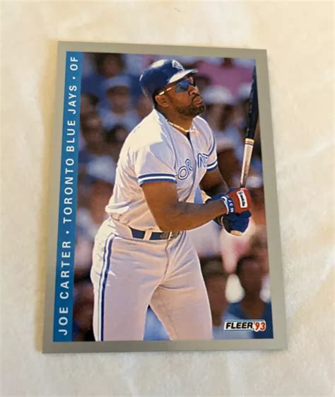1993 Fleer 333 Joe Carter Toronto Blue Jays Eur 155 Picclick Fr