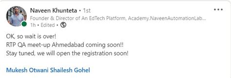 csqa on linkedin rtp