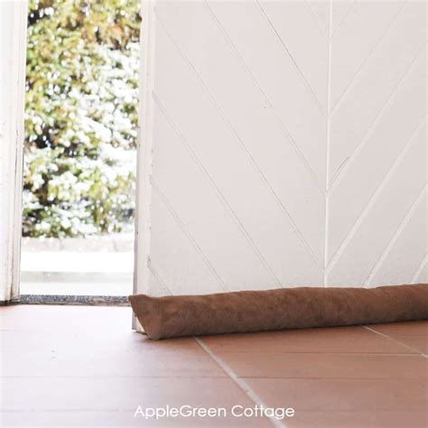 Diy Door Draft Stopper Easy And Effective Applegreen Cottage