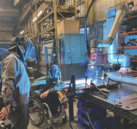 Throughput Gains Via Cobot Welding Metalforming Magazine Article