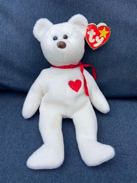 Valentino The Bear Ty Beanie Babies Excellent Condition W Errors