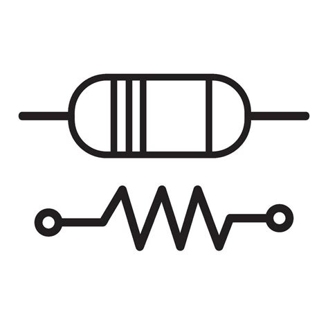 Electrical Resistor Icon Illustration Design 44776444 Vector Art At Vecteezy