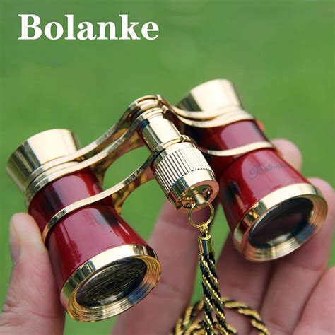 Opera Glasses Binoculars 3x25 Mini Binocular Compact Lightweight With Built In Foldable Handle