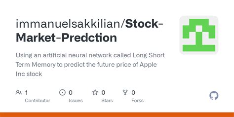 Github Immanuelsakkilian Stock Market Predction Using An Artificial Neural Network Called