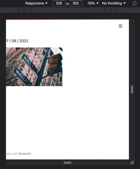 Horizontal Scrolling Problem Using Streamlit Streamlit