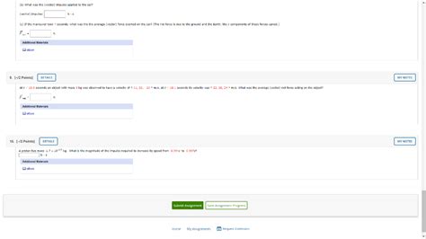 Solved B What Was The Vector Impulse Applied To The Car