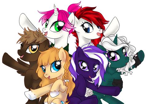 Mlp Oc Mane Six By Roiar On Deviantart