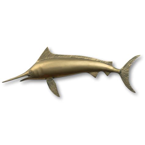 Brass Swordfish Seacraft Vintage
