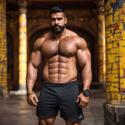 Lexica 30 Year Old Hairy Mexican Man With Big Muscles Big