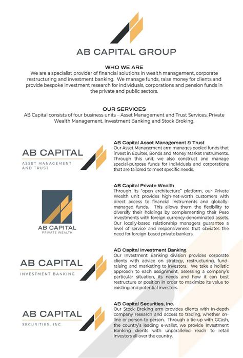 Ab Capital And Investment Corporation On Linkedin Ab Capital Group Who