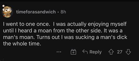 Referring To Their Glory Hole Experience R Holup