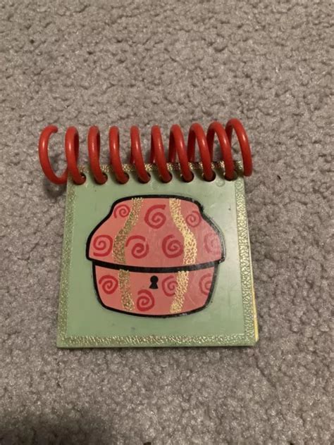 Vintage Blue S Clues Treasure Hunt Handy Dandy Notebook Extremely Rare