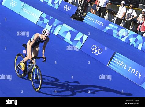Beaugrand Cassandre Fra Triathlon Mixed Relay During The Olympic