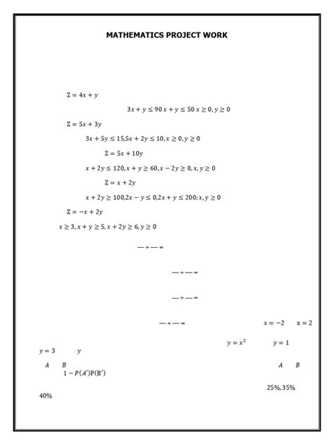 Maths Project Work For Class12 1 Pdf Matrix Mathematics System Of Linear Equations