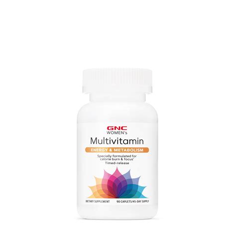 Gnc Womens Multivitamin Energy And Metabolism 90 Caplets 45