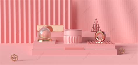 E Commerce C4d Pink Exhibition Stand Background Booth E Commerce