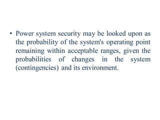 Power System Security PDF Operating Systems Computer Software And Applications