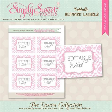 Printable Candy Station Labels Halloween Trick Or Treat Candy Station