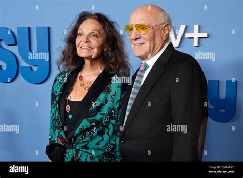 Diane Von Furstenberg And Barry Diller Attend The Premiere Of The Apple
