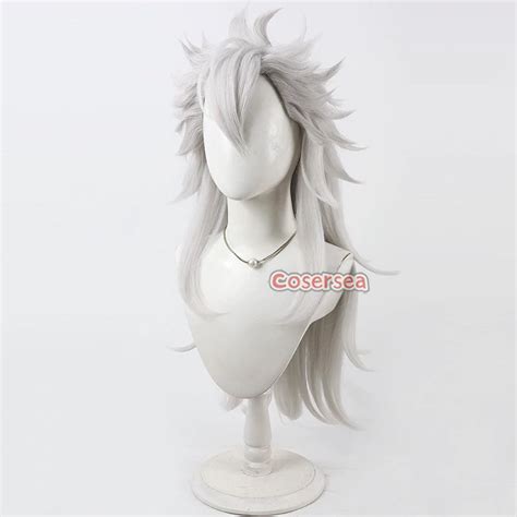 Cosersea Game Twisted Wonderland Jack Howl Silver White Cosplay Wigs