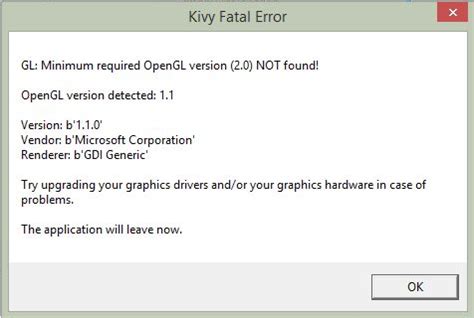 Opengl Renderer Not Supported Windows Leoloading