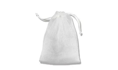 Good Quality White Double Layer Soap Net Soap Mesh Bag Handmade Soap