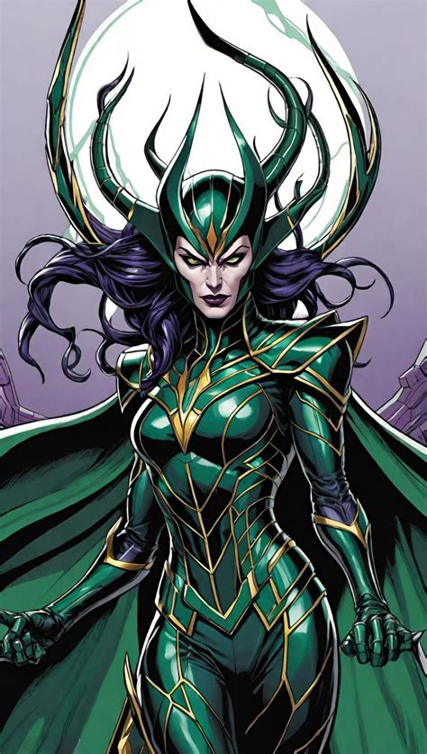 Marvels Hela Reimagined 2 Digital Fanart Wallpaper Design Marvel