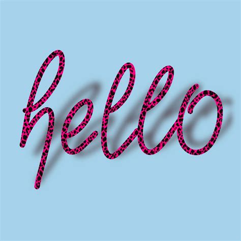 Hello In Cursive Font