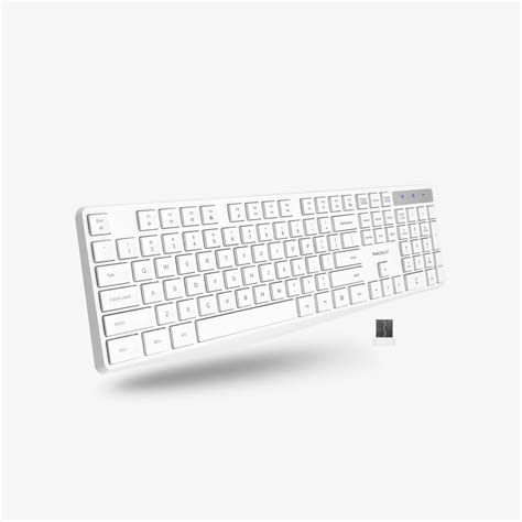 Wireless Windows Keyboard Full Size 24g Connectivity Pc Shortcuts