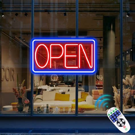 Led Open Signbusiness Open Signwith Remote Switch