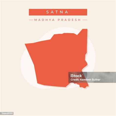 Vector Illustration Vector Of Satna City Map India City向量圖形及更多中央邦圖片