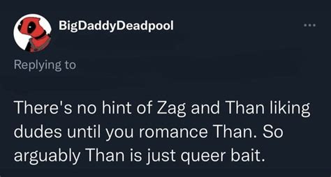 “queer Baiting” Is When Two Male Characters Quite Literally Have Sex