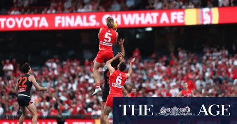 Afl Finals 2024 Isaac Heeney On The Spectacular Mark That Put Sydney Swans On Course Fro