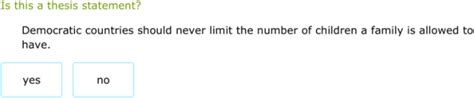 Ixl Identify Thesis Statements 7th Grade Language Arts