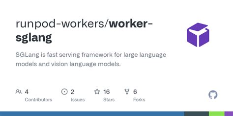 Marut Pandya On Linkedin Github Runpod Workersworker Sglang Sglang Is Fast Serving Framework
