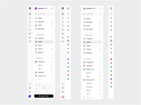 Collapsible Sidebar Designs Themes Templates And Downloadable Graphic Elements On Dribbble