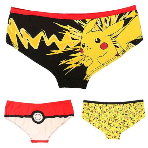 Pokemon Go Sexy Women Panties Briefs Bikini Knickers Underwear Thongs G