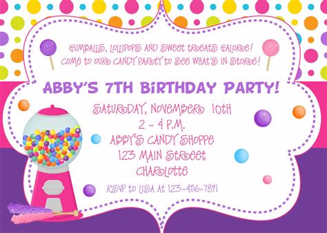 Wording For Birthday Party Invitations Download Hundreds Free