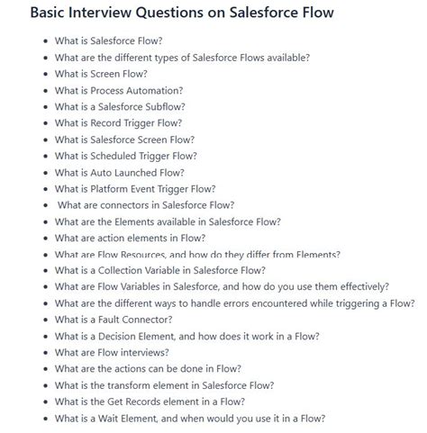 Salesforce Salesforce Salesforceflow Interviewquestions Flowinterviewprep