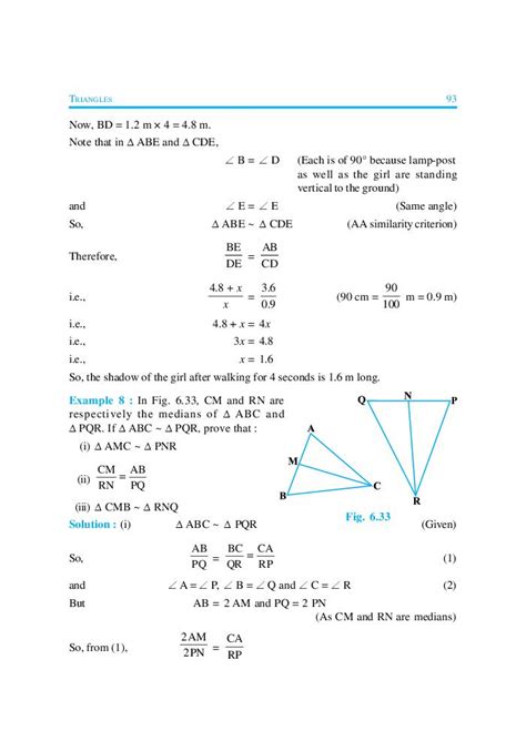 Ncert Book Class 10 Maths Chapter 6 Triangles Pdf Aglasem
