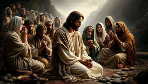 Christian Art Teach Us To Pray Printable Download Art Of Jesus