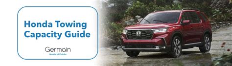 Honda Cr V Pilot Passport Ridgeline And Odyssey Towing Capacity Guide