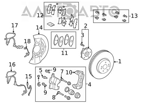 Направляющая скобы суппорта переднего левого Toyota Camry v70 18-24 ...