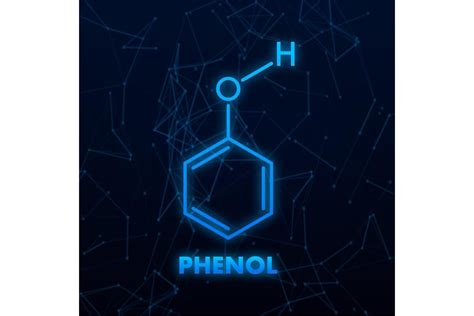 Phenol Molecular Structure With Graphic By Dg Studio · Creative Fabrica