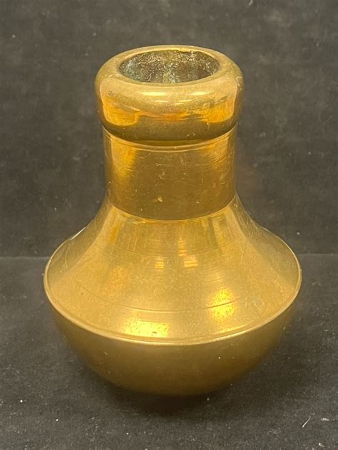 Cool And Heavy Solid Brass Decorative Piece Vase Candles 525t 4w