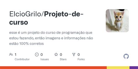 Github Elciogriloprojeto De Curso Esse é Um Projeto Do Curso De Programação Que Estou